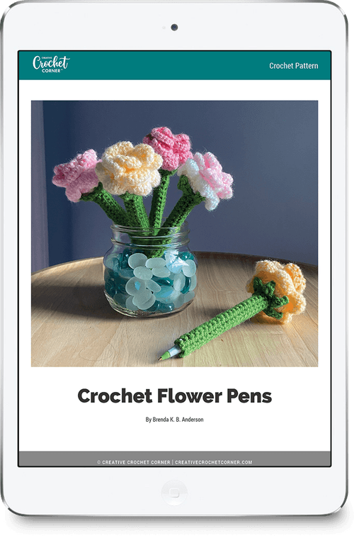 Crochet Flower Pens | Creative Crochet Corner