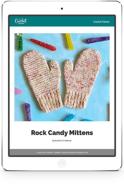Rock Candy Mittens | Creative Crochet Corner