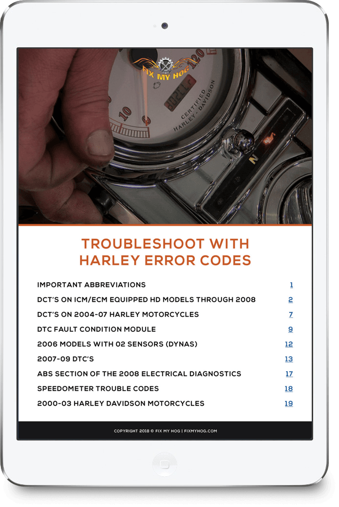 Troubleshoot with Harley Error Codes | Fix My Hog