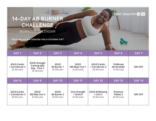 14-Day Ab Burner Challenge | Get Healthy U TV