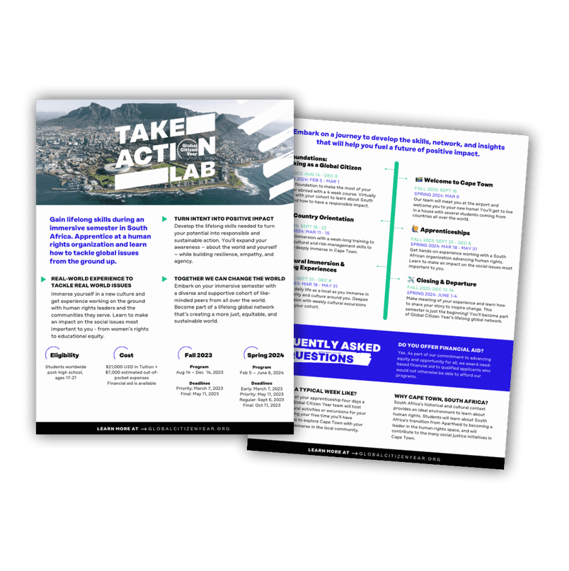 Take Action Lab: Resource Hub