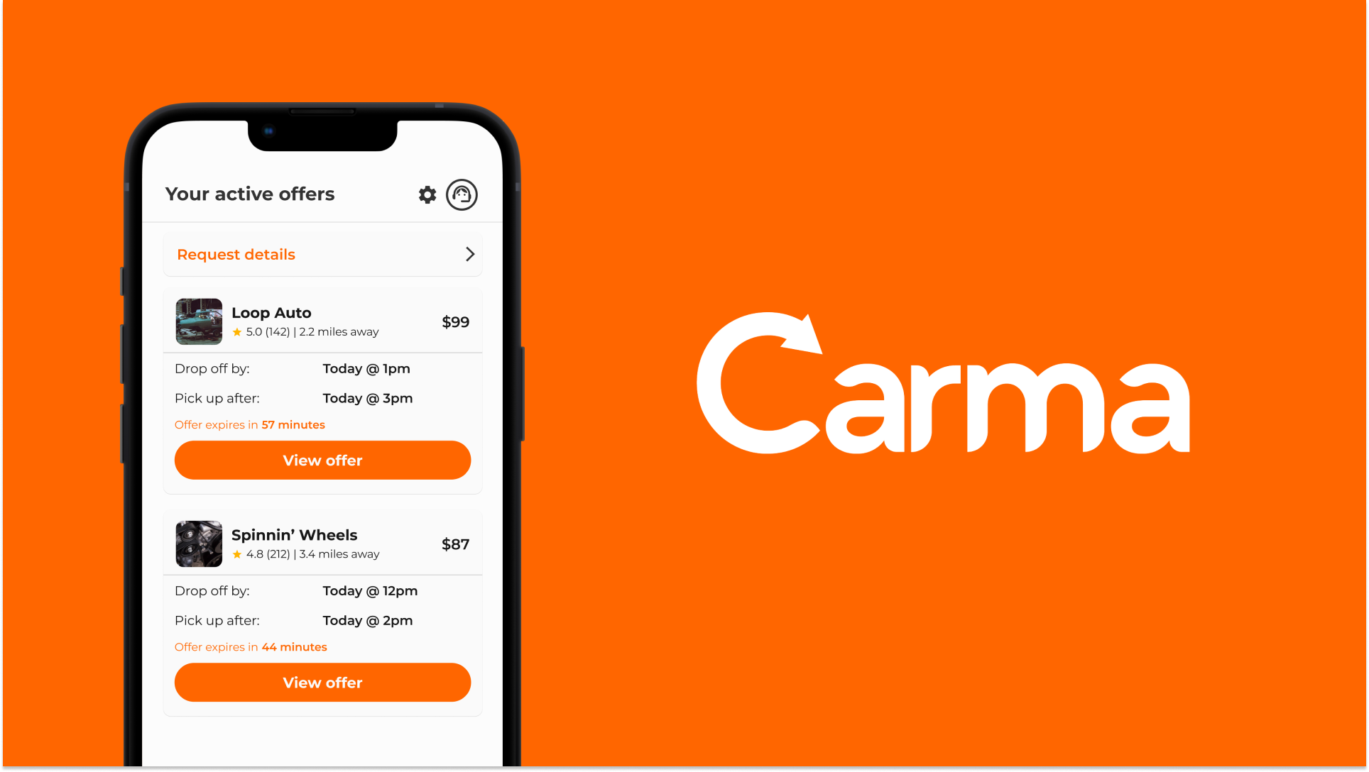 Carma | Find and compare the best local offers on car repair