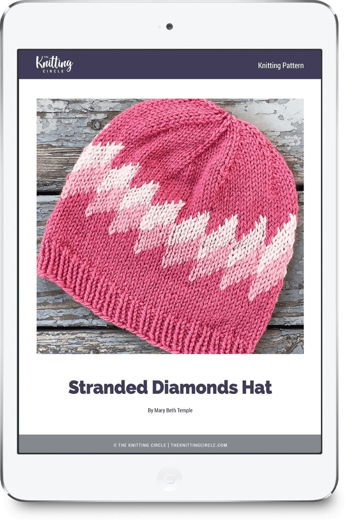 Stranded Diamonds Hat | The Knitting Circle
