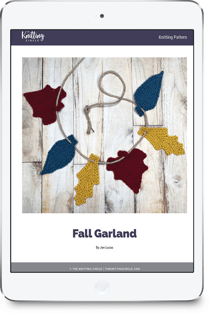 Fall Garland | The Knitting Circle