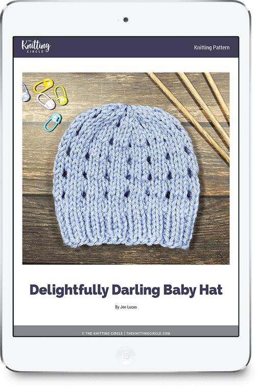 Delightfully Darling Baby Hat | The Knitting Circle