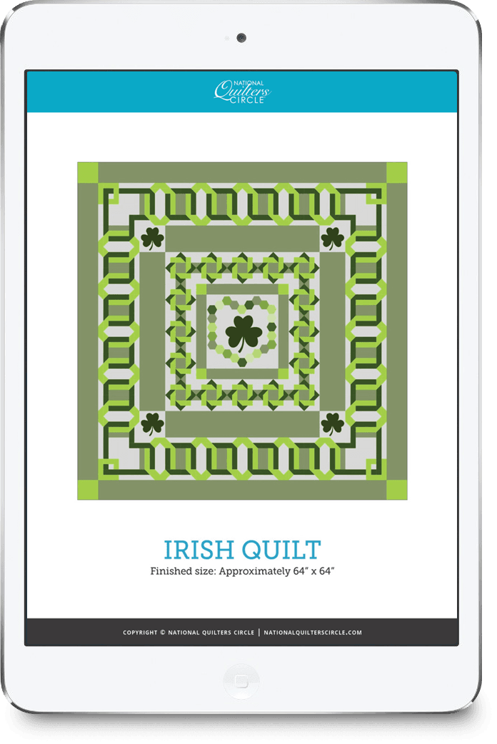 Irish Quilt Pattern | National Quilters Circle