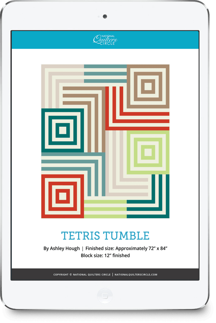 Tetris Tumble Quilt | National Quilters Circle