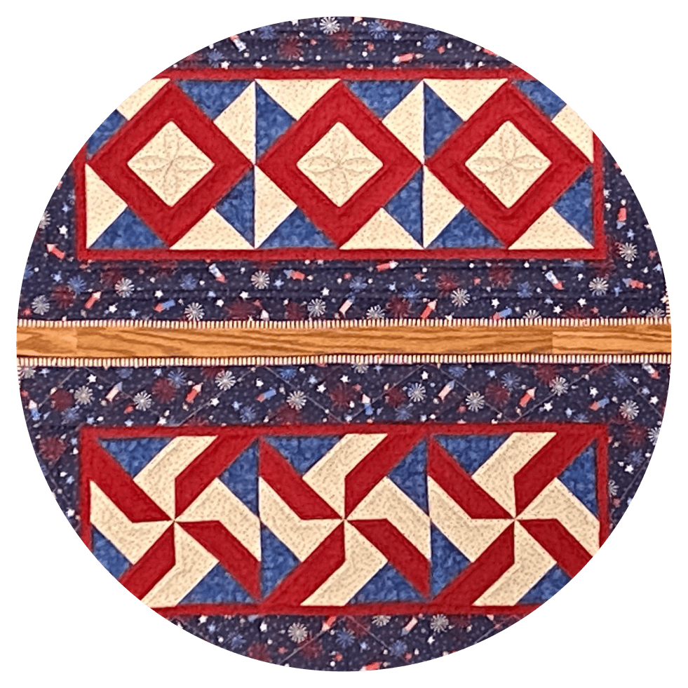 Fireworks Fun Table Runners | National Quilters Circle