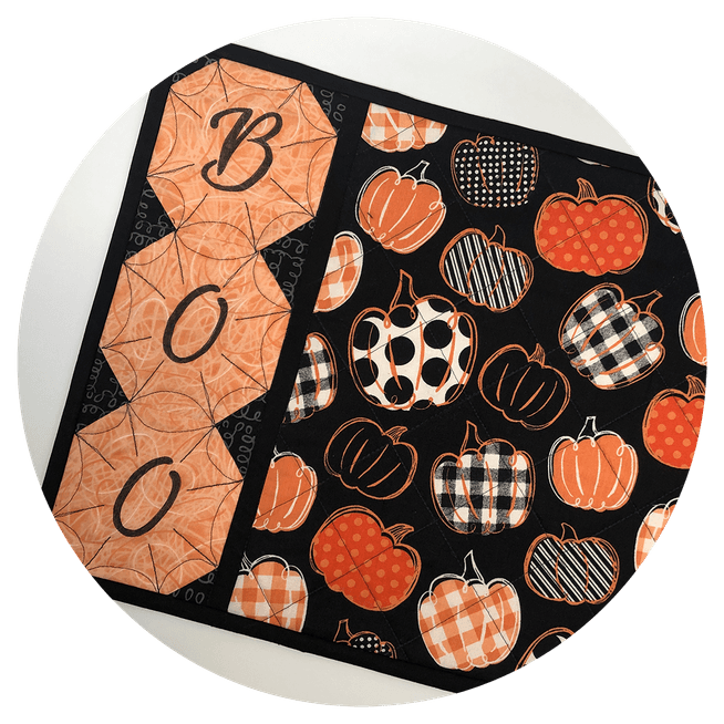 “BOO” Placemats | National Quilters Circle