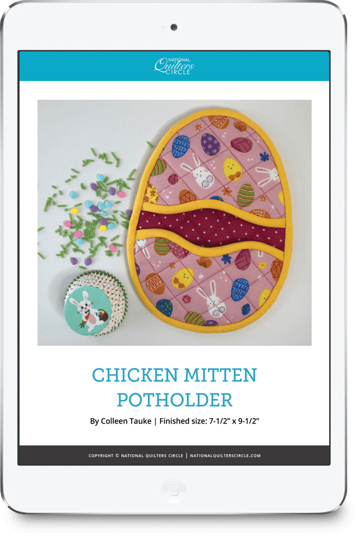 Chicken Mitten Potholder | National Quilters Circle