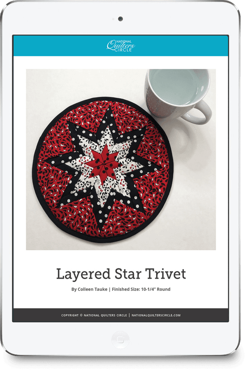 Layered Star Trivet | National Quilters Circle