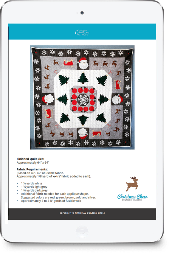 Christmas Cheer Quilt Pattern | National Quilters Circle