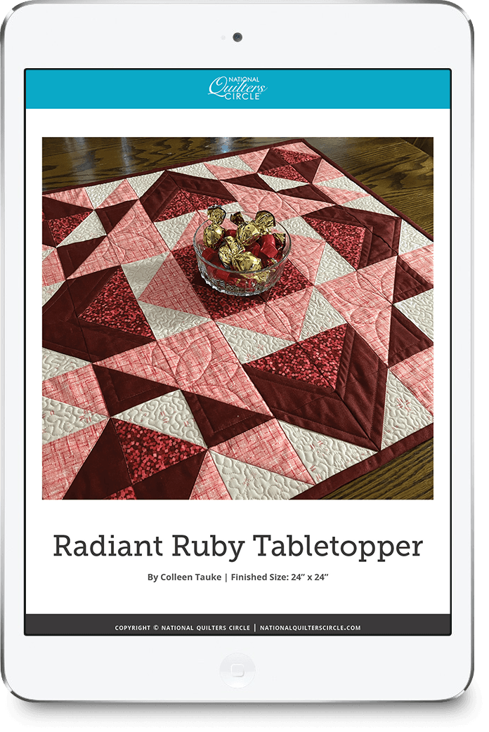 Radiant Ruby | National Quilters Circle