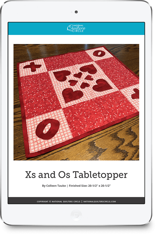 Xs and Os Tabletopper | National Quilters Circle
