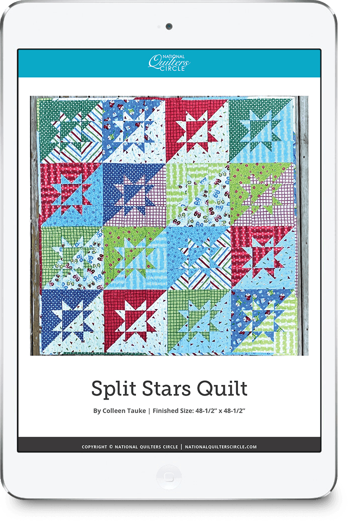Split Stars Quilt | National Quilters Circle