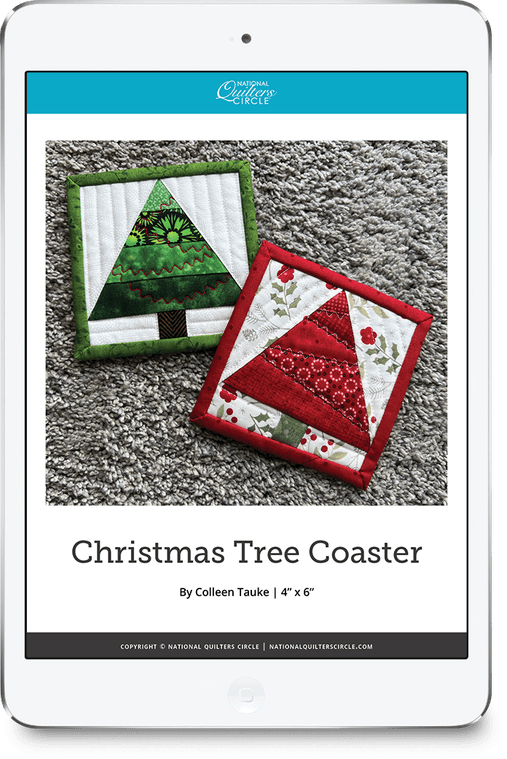 Christmas Tree Coaster | National Quilters Circle