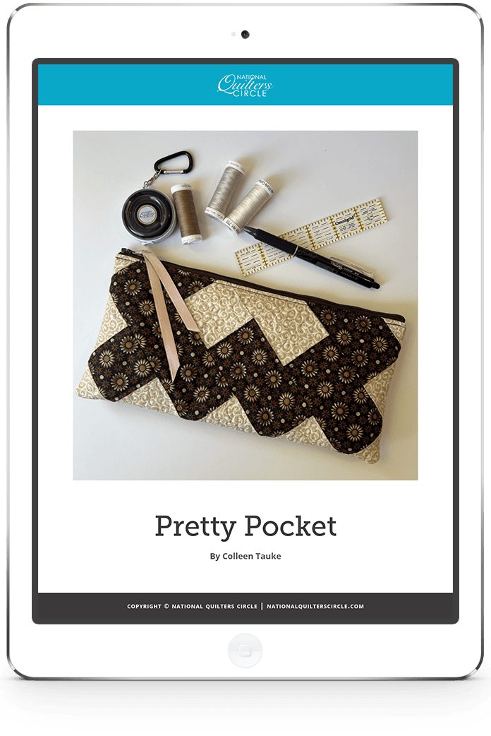 Pretty Pocket | National Quilters Circle