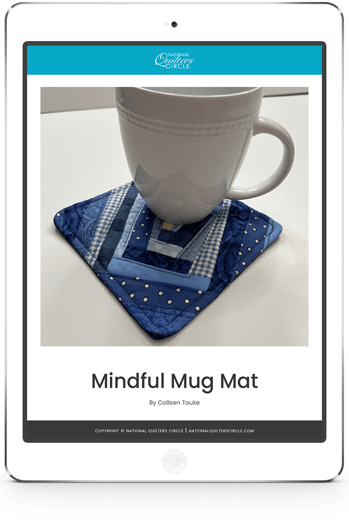 Mindful Mug Mat | National Quilters Circle