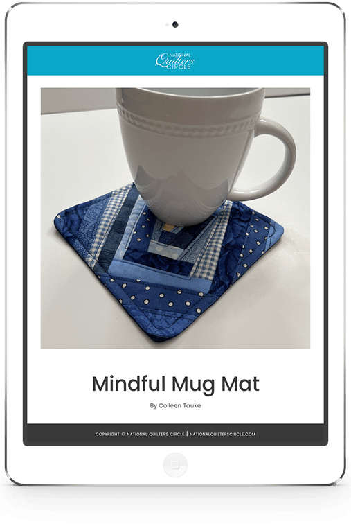 Mindful Mug Mat | National Quilters Circle