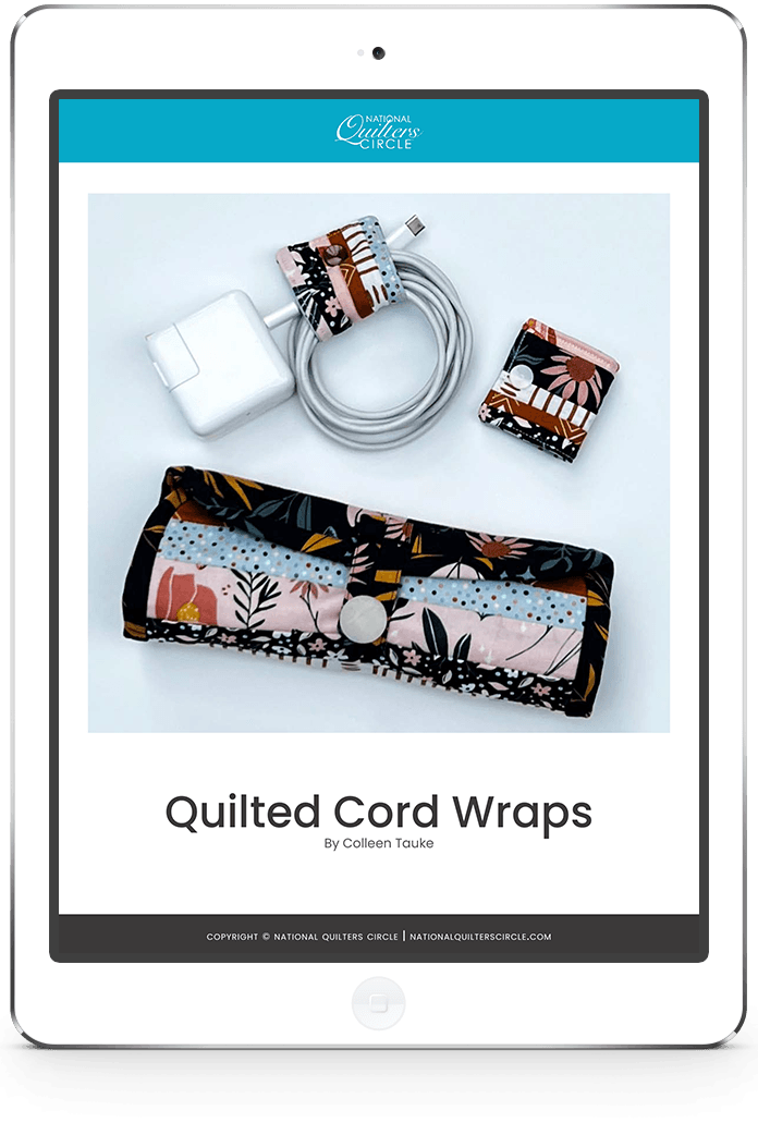Quilted Cord Wrap | National Quilters Circle