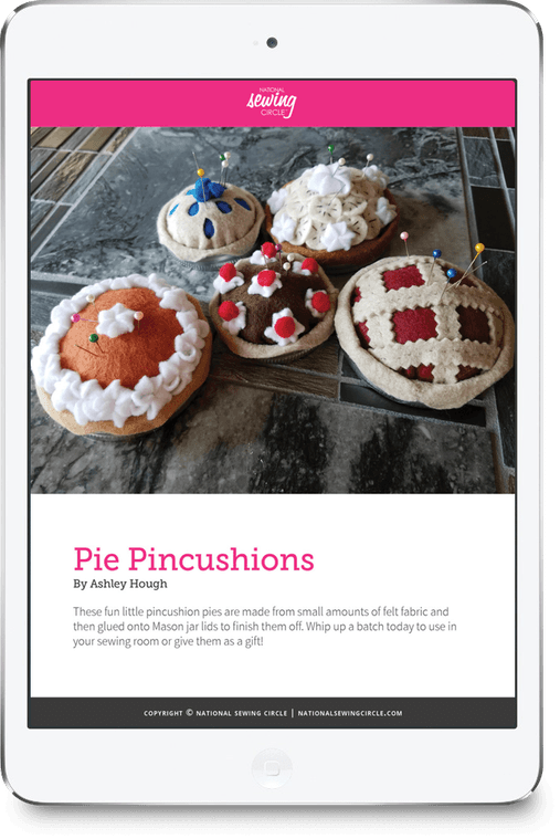 Pincushion Pies | National Sewing Circle