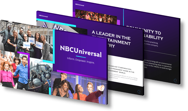 PRESENTATION DESIGN | ENTERTAINMENT & MEDIA | FORTUNE 500