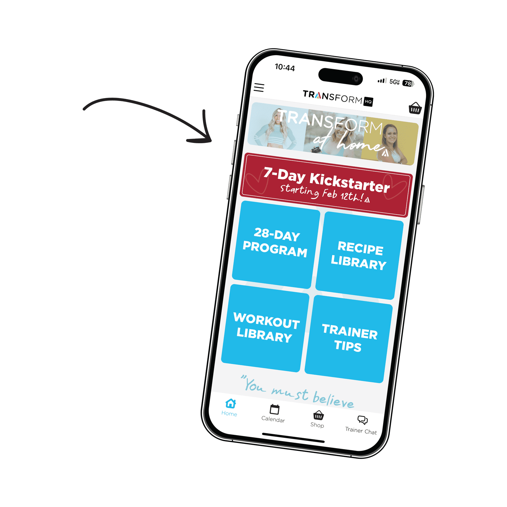 7-Day Kickstarter Transform at Home App | Transform HQ