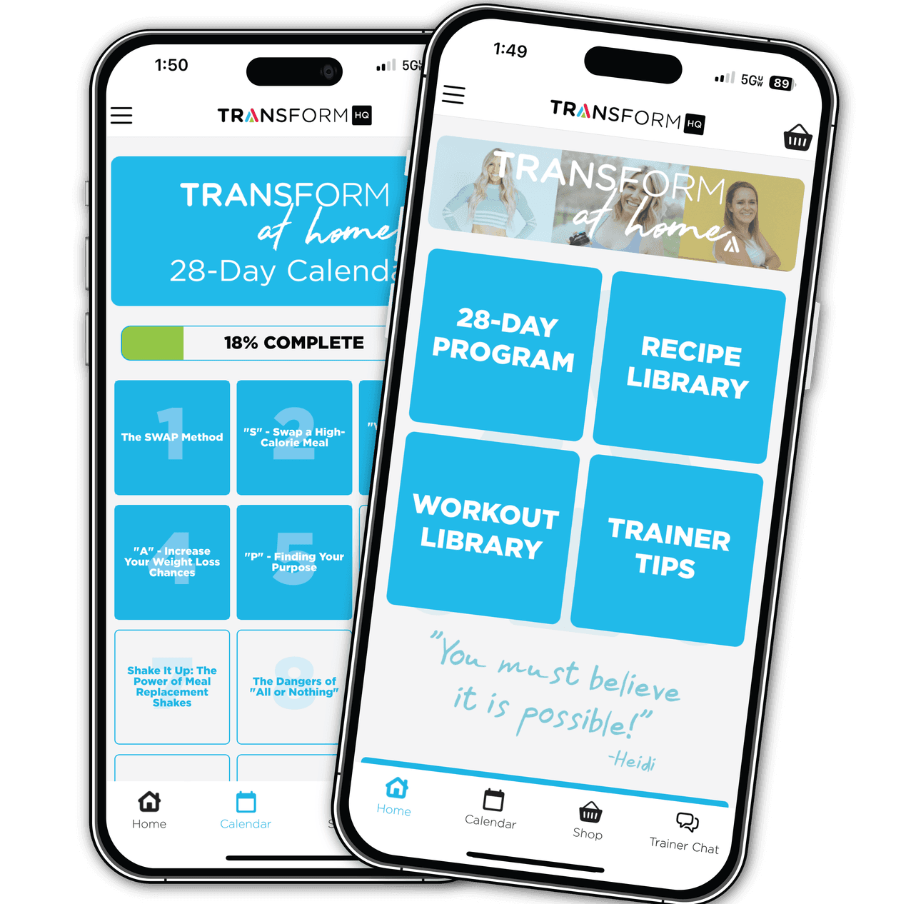 FREE Transform at Home App | Transform HQ