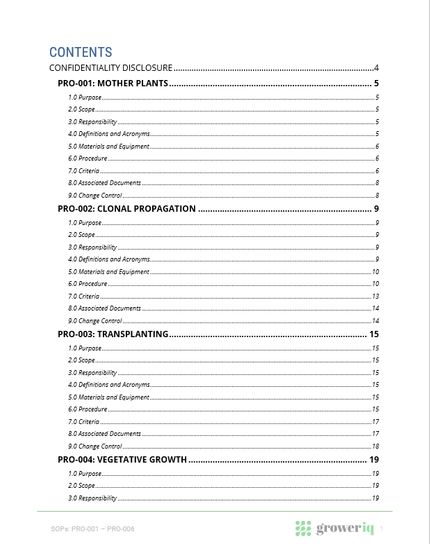 Get Your Standard Operating Procedures with GrowerIQ