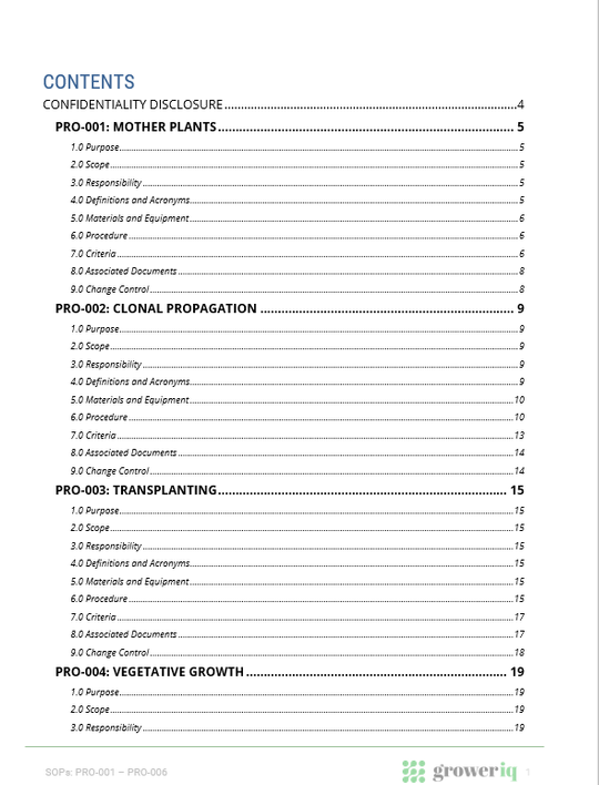Get Your Standard Operating Procedures with GrowerIQ
