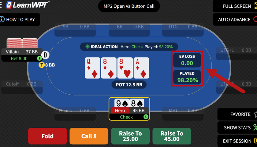 WPT GTO Trainer: Play Solved GTO Hands and Get Real-Time Feedback