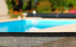 Our No Holes Pool Fence provides a sturdy base. Easy to install ...