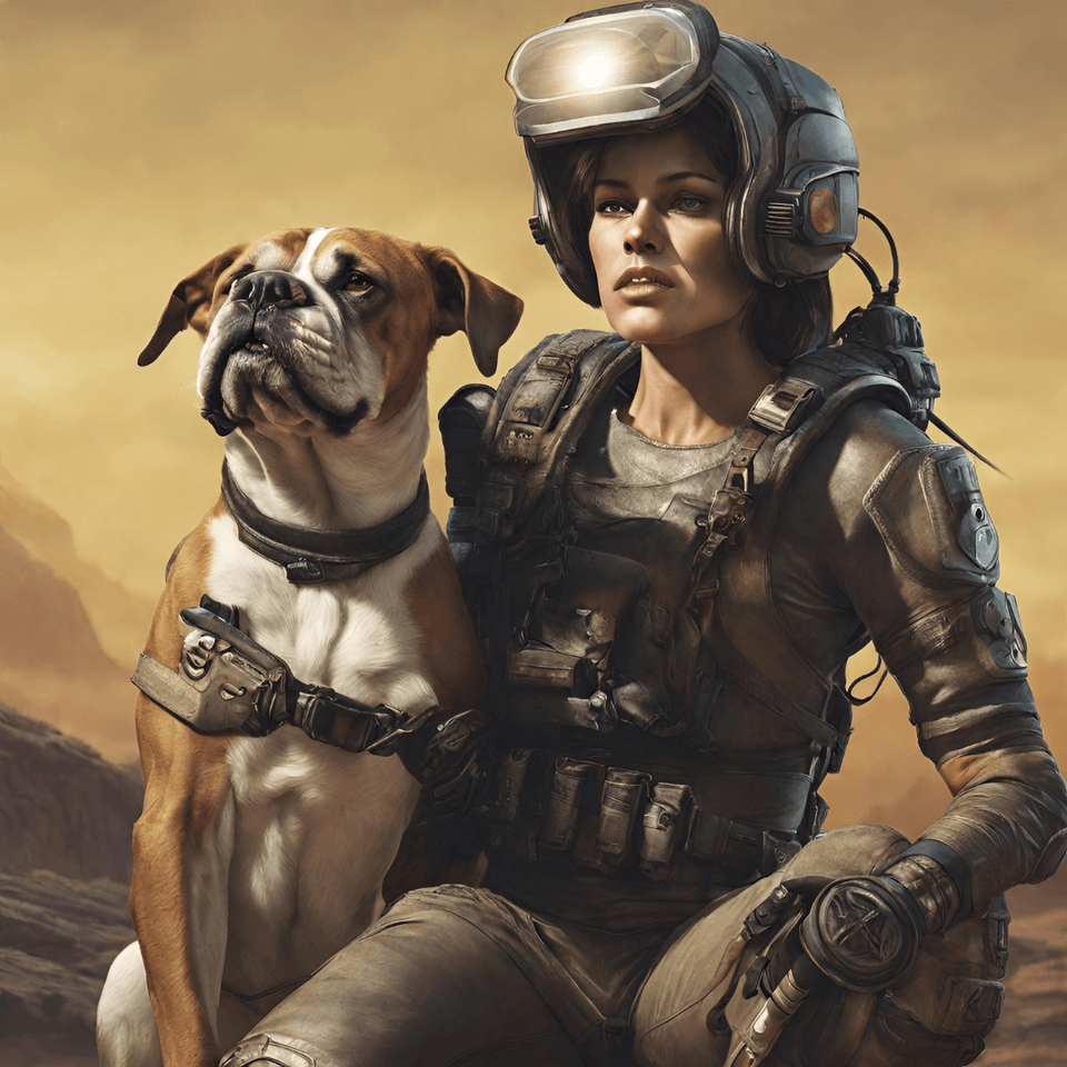 safari ranger jan her genetically enhanced boxer dog stopper invite you ...