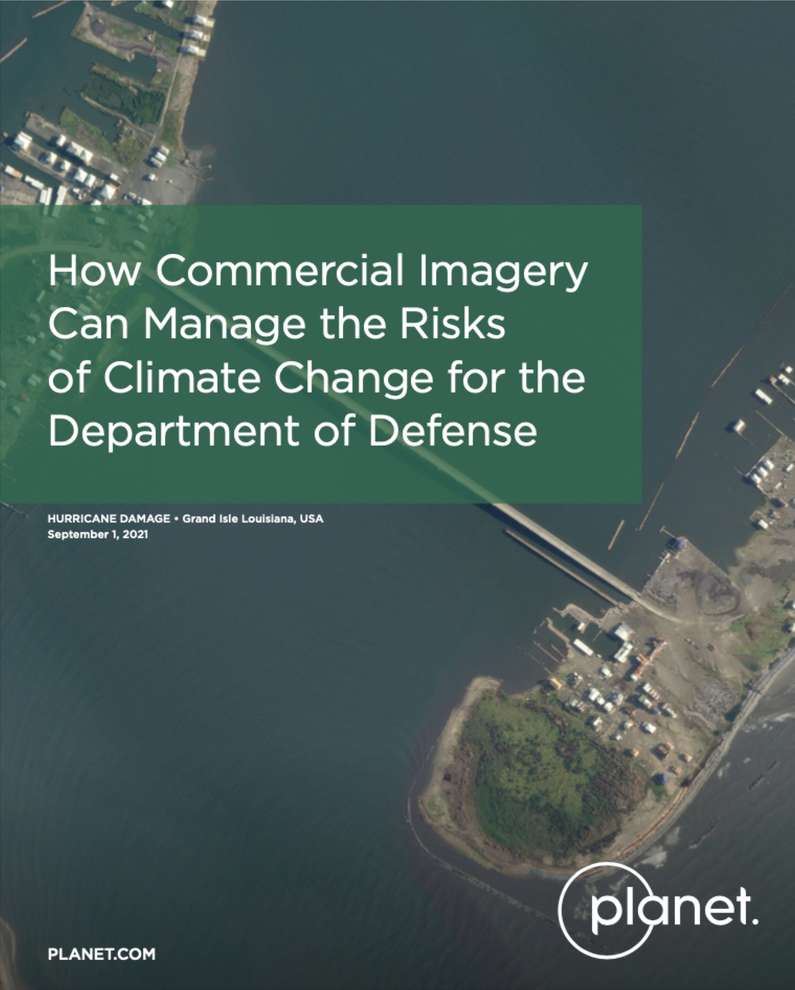 HOW COMMERCIAL IMAGERY CAN MANAGE THE RISKS OF CLIMATE CHANGE FOR THE ...