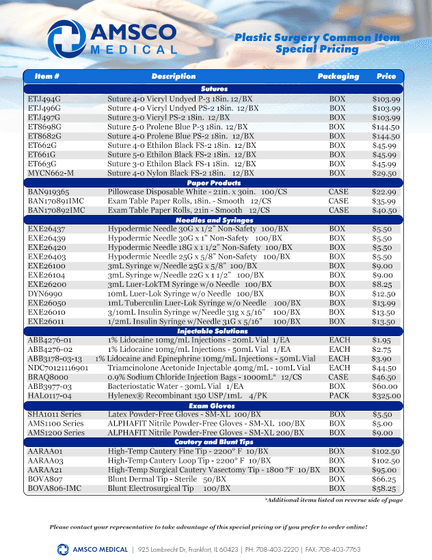Industry Catalogs | AMSCO Medical