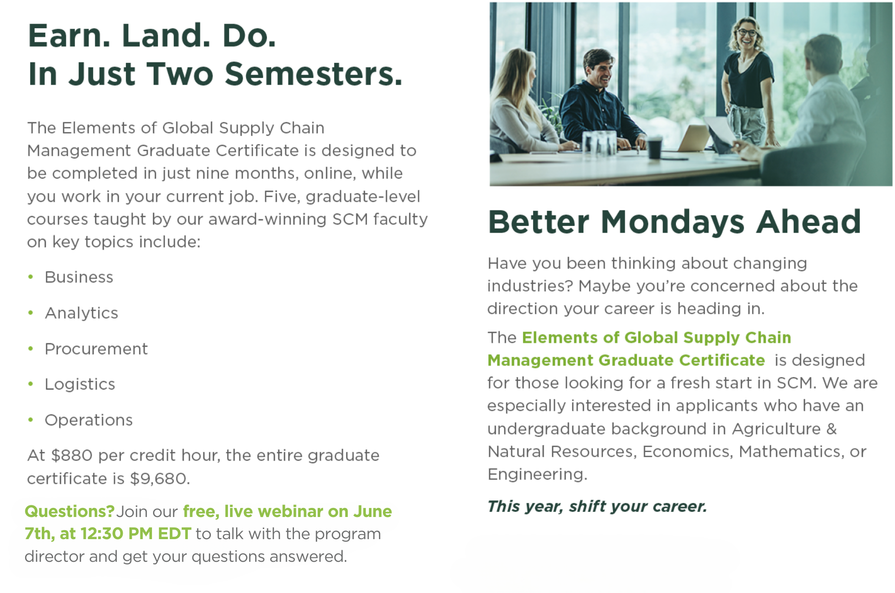 Michigan State University Elements of Global Supply Chain Management