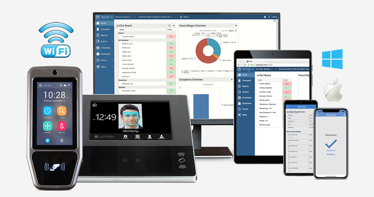 Lathem | PayClock Employee Time Clock SystemLathem | PayClock Employee ...