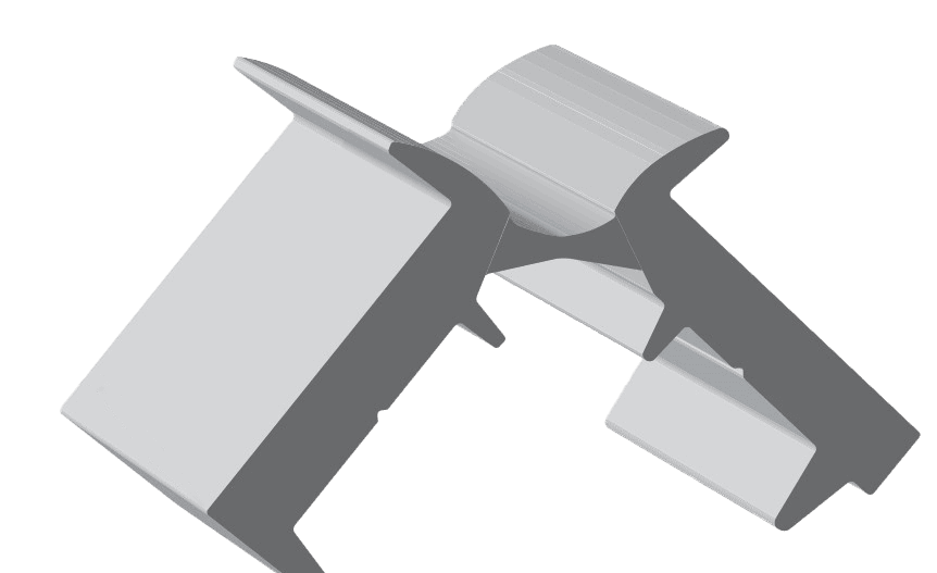 Continuous Living Hinge: Won’t Rust or Corrode | Trim-Lok