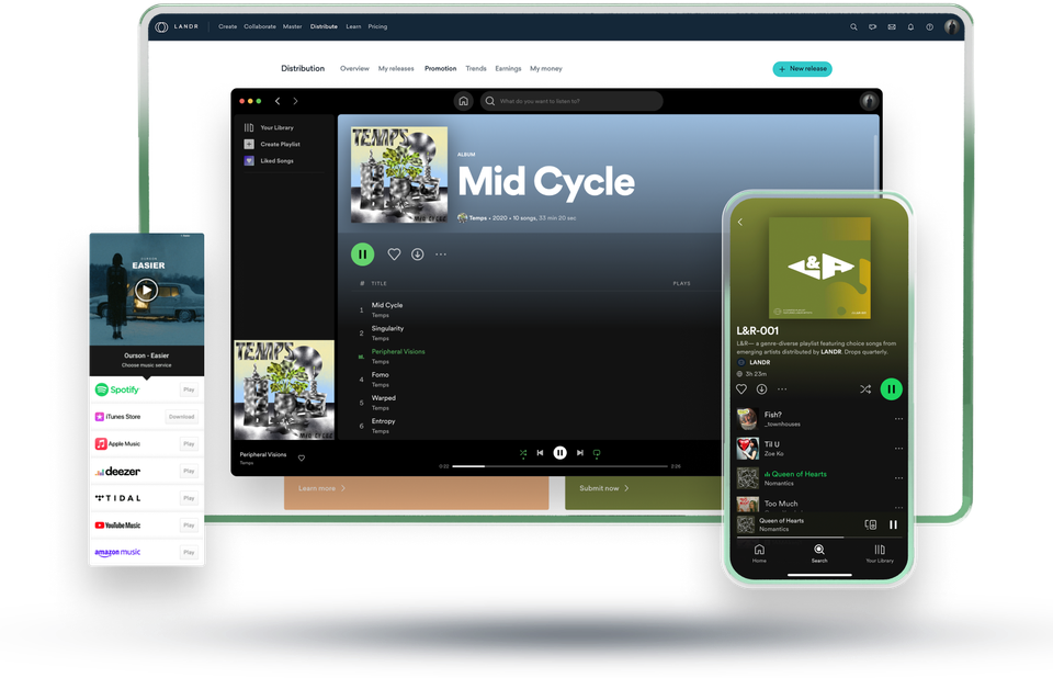 Music Distribution for Agencies & Record Labels | LANDR Distribution