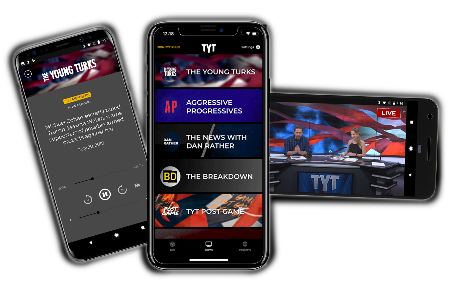 Podcasts, Live Streaming, and Members Content right in your pocket.