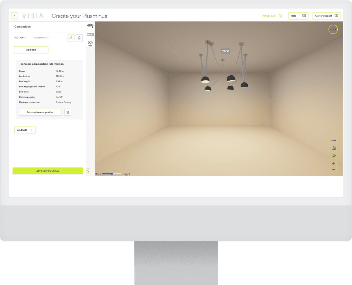 Vibia | Support Portfolio