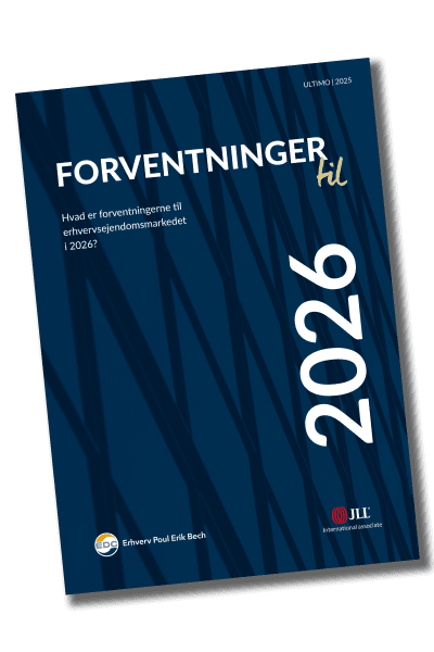 Forventninger til 2026 | Markedsrapport for erhvervsejendomme | EDC Erhverv