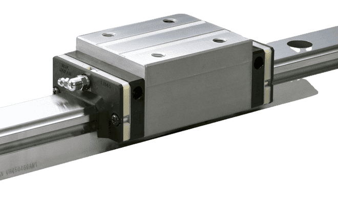 Guia linear com kit de lubrificação