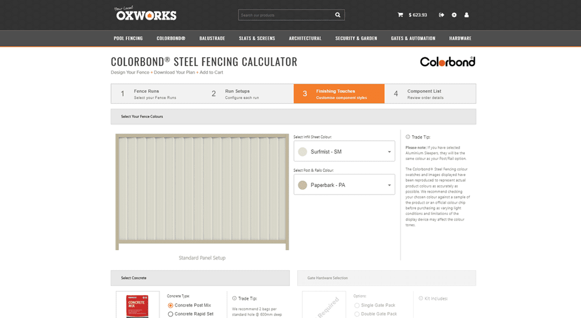 Glass Pool Fencing Calculator | Oxworks