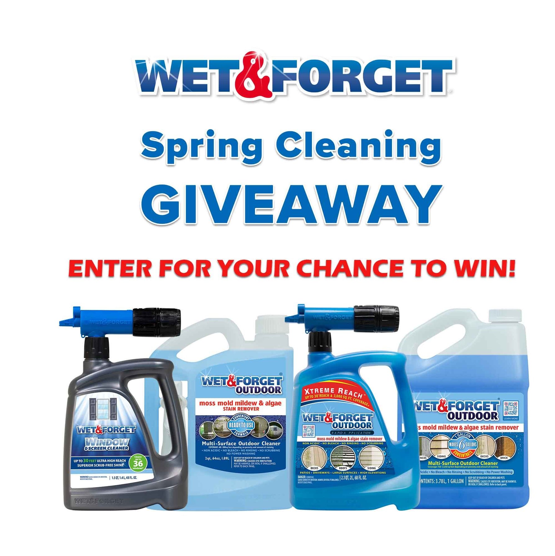 Wet And Forget Spring Cleaning Giveaway + New Product Announcement
