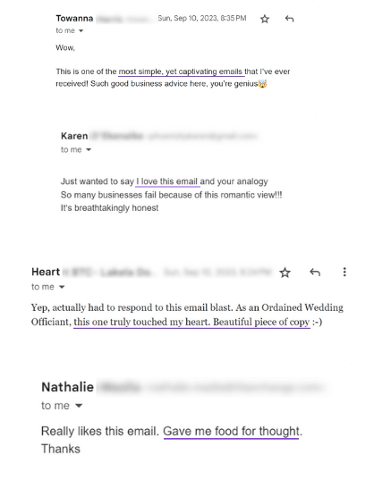 Weekly Emails