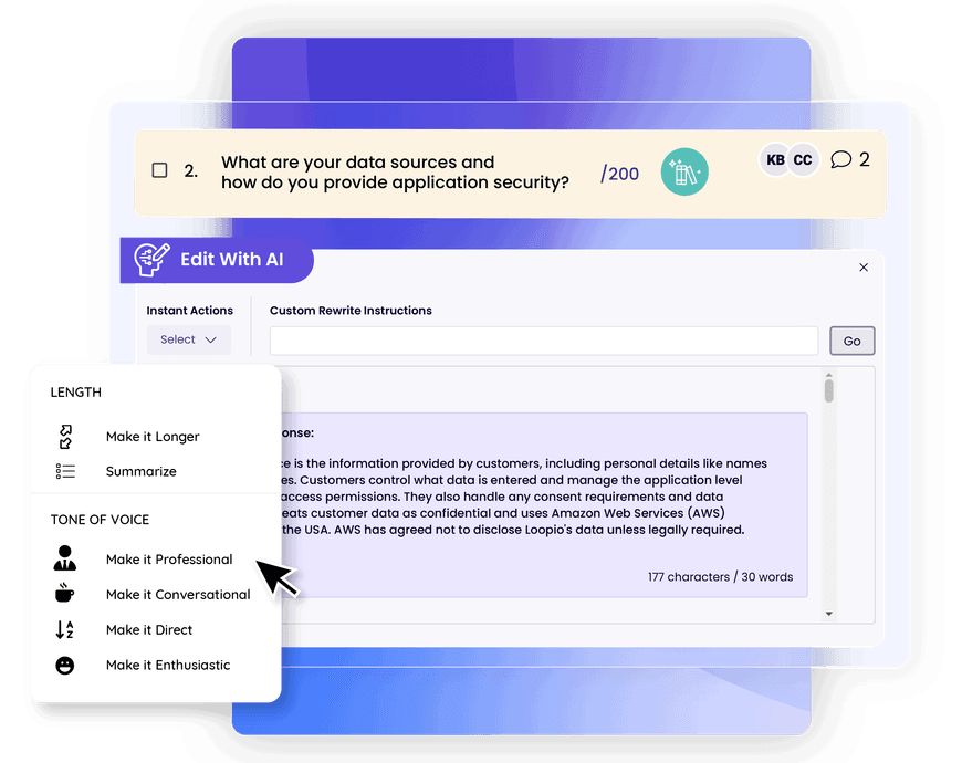 Request a Demo | Loopio RFP Software