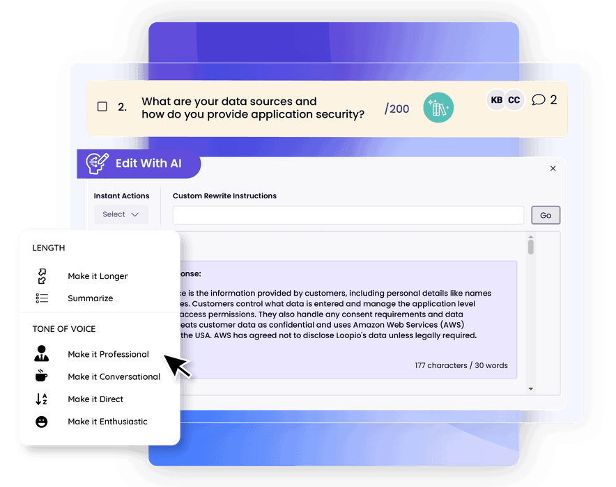 Request a Demo | Loopio RFP Software