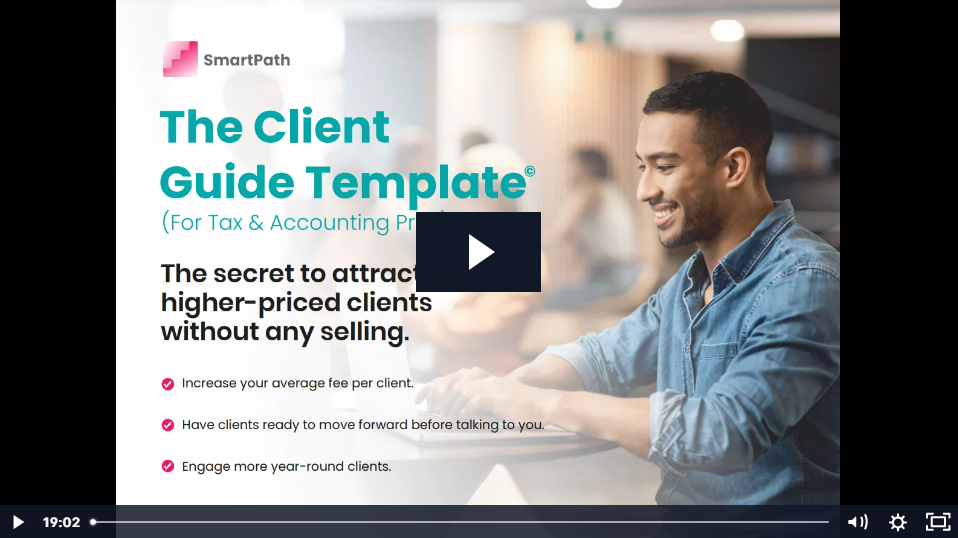 Increase tax practice margins with SmartPath playbooks.