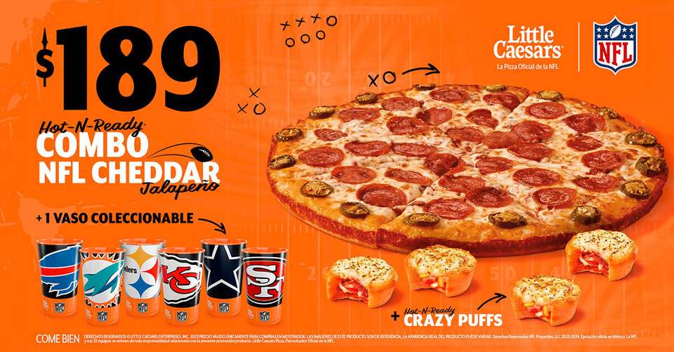 Little Caesars Menú Guadalajara